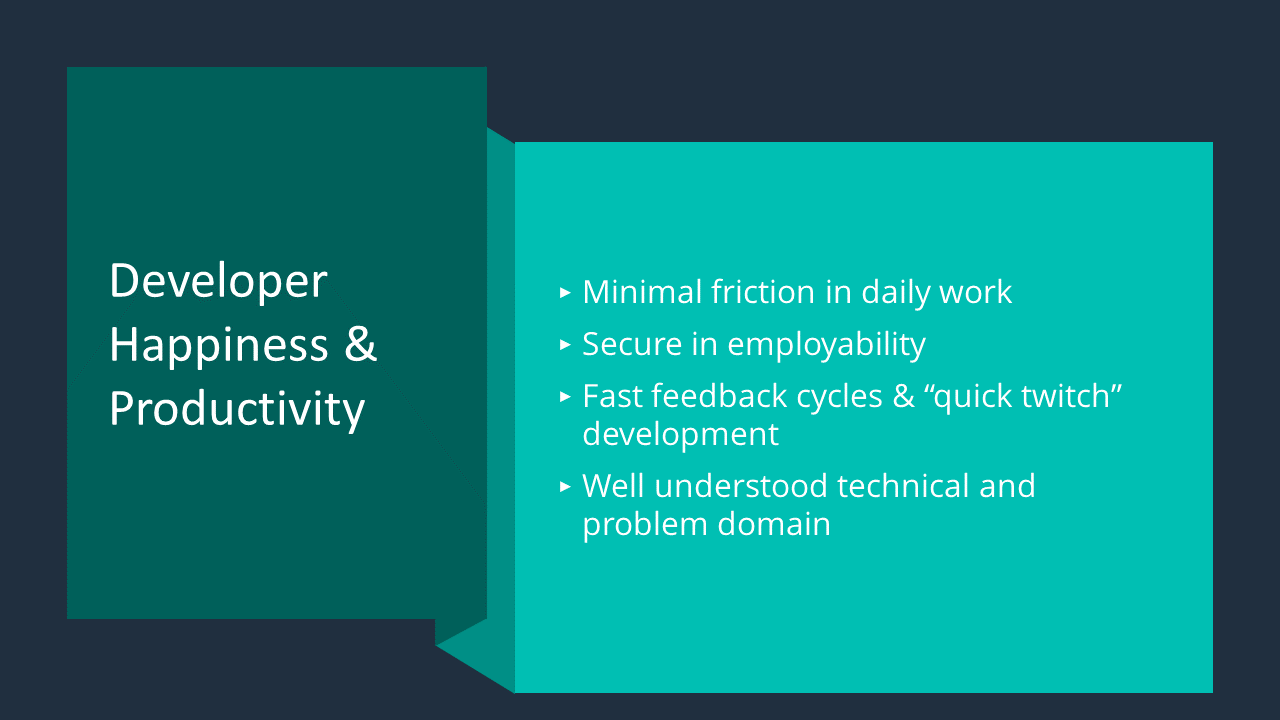 Creating the Conditions for Developer Happiness – The Shade Tree Developer